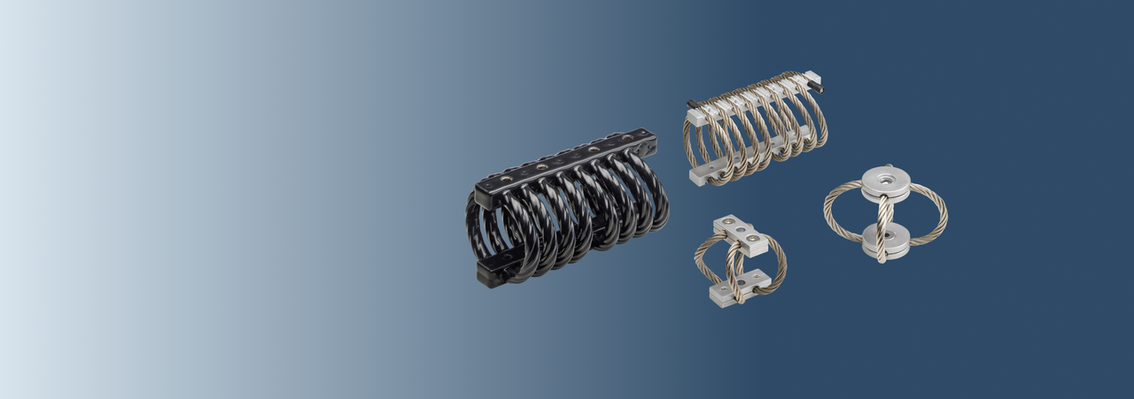 Wire rope isolators WRM – effective vibration damping